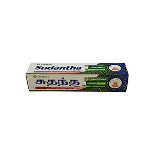 Ayurveda Fluoride- Free Herbal Sudantha Toothpaste 4.2 Oz /120 gm