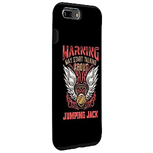 iPhone 7 Plus/8 Plus Jumping Jack Funny Workout Humor Gym Fitness Health Case