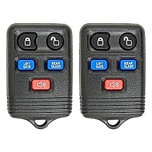 Keyless2Go Replacement for Keyless Entry Remote Car Key Fob 2003 2004 2005 2006 2007 Lincoln Navigator That Use FCC CWTWB1U551 - 2 PACK
