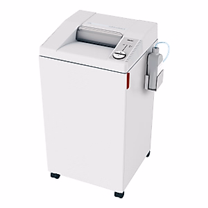 ideal. 2604 Cross-Cut Centralized Office Shredder with Automatic Oiler, Continuous Operation, 23 to 25 Sheet Feed Capacity, 26 gal Bin, Shred Staples/Paper Clips/Credit Cards/CDs/DVDs, P-4 Security