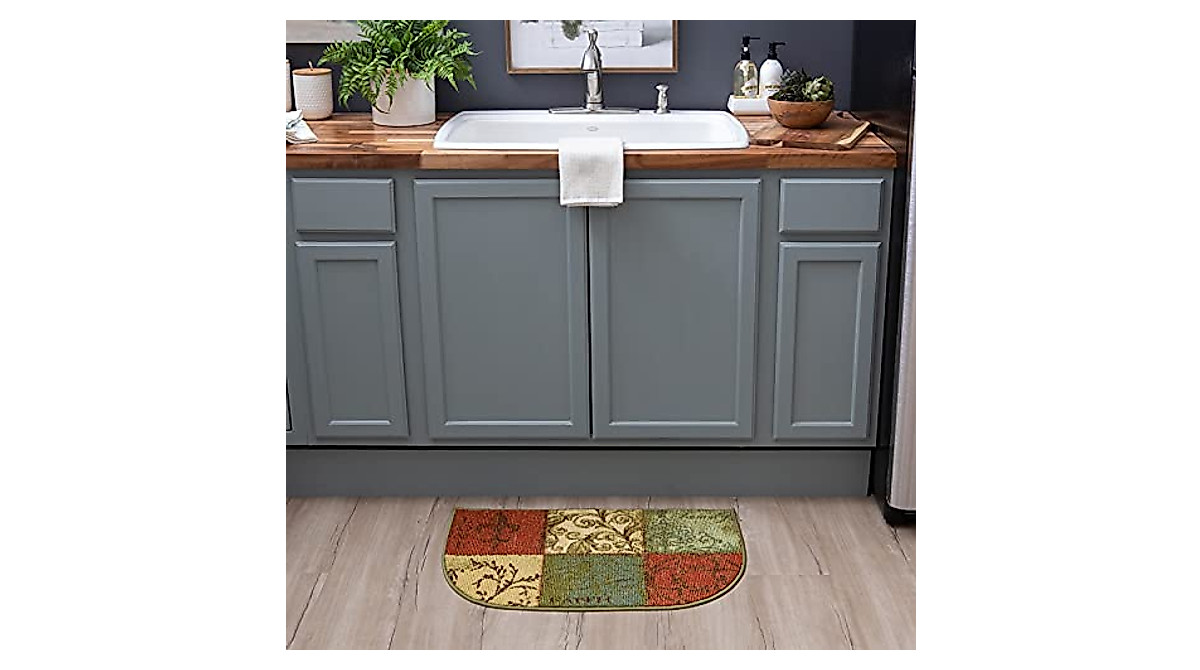 Mohawk Home Floral Tile Kitchen Mat – Durable, Stylish Area Rug