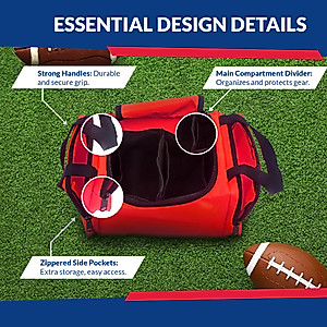 Dixie EMS Dixigear Empty First Responder II Bag 10.5" x 5" x 8" - Red