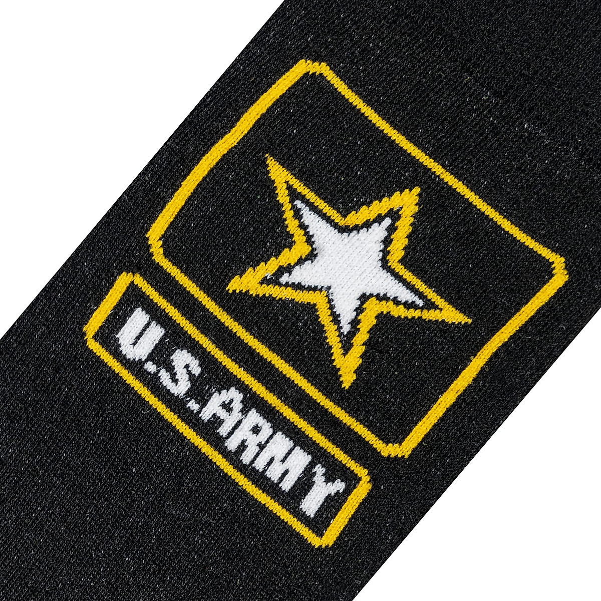 Crazy Socks US Army Fun Print Novelty Crew Socks for Men
