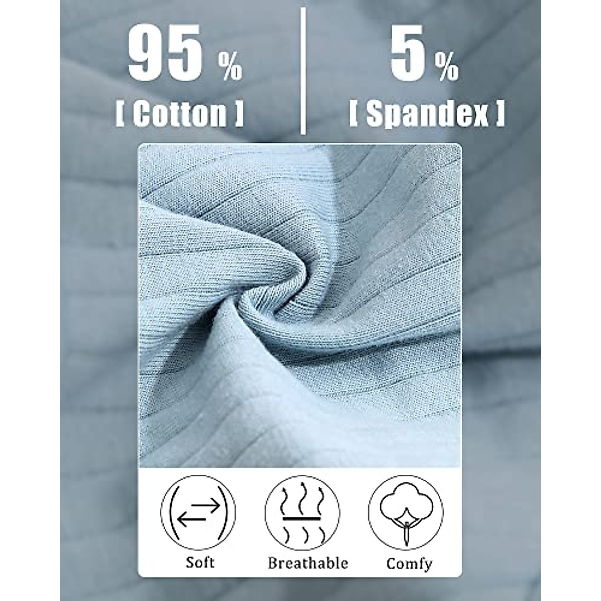 FINETOO 6 Pack Cotton Thongs for Women Breathable Low Rise Bikini Panties Womens Thong Underwear Sexy S-XL