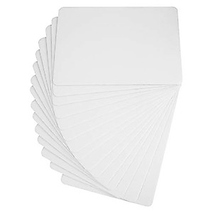ONE MORE White Quarter Cake Sheet 13.75” x 9.75” Cake Board Sturdy Rectangle Greaseproof Pad Full 15 Pk Boards (15, White)