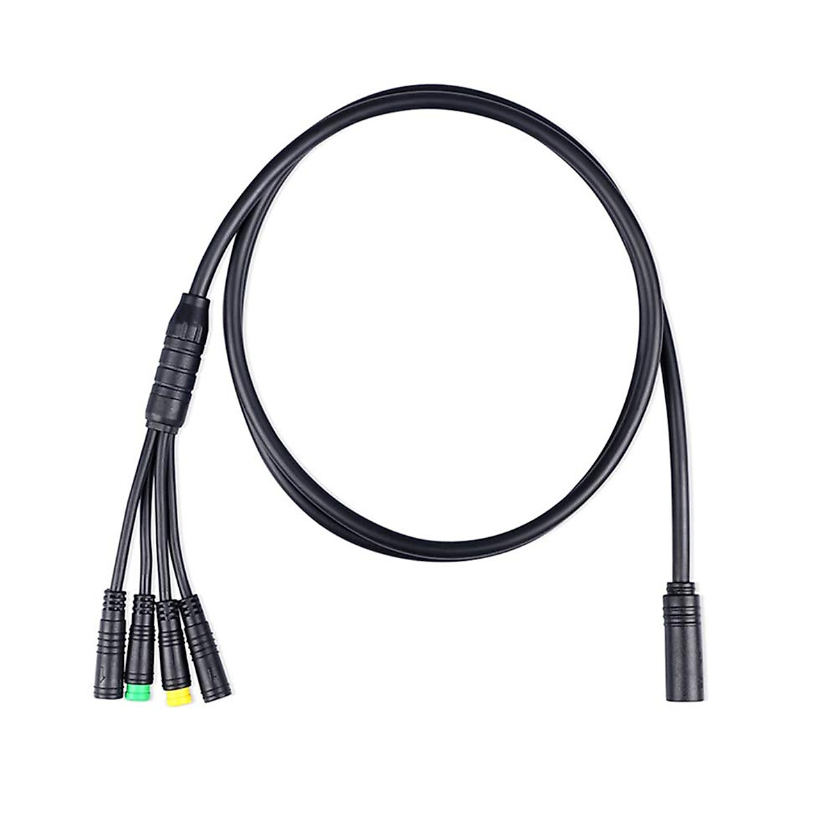 Waterproof 1T4 EB-Bus Cable Harness for Bafang BBS BBS01 BBS02 BBSHD Mid Motor Display Brake Lever Thumb Throttle Connector