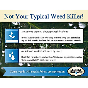 Liquid Harvest Mesotrione - 32oz - Mesotrione Concentrate (Compare to Tenacity) - Pre and Post-Emergent Weed Killer for Lawn and Turf Grasses