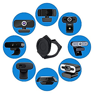 QINROOM 3 Pack Webcam Cover, Thin Lens Cover Shutter Privacy Hood Cover for HD Pro Webcam C270/C615/C920/C930e/C922X for Protect Your Privacy and Security