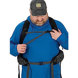Osprey Talon 22L Men's Hiking Backpack with Hipbelt, Ceramic Blue, L/XL, Extended Fit