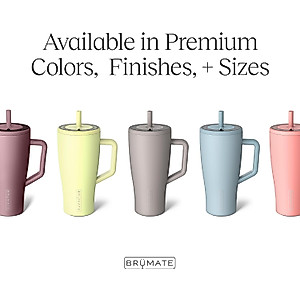 BrüMate Era 30 oz Tumbler with Handle and Straw | 100% Leakproof Insulated Tumbler with Lid and Straw | Made of Stainless Steel | Cup Holder Friendly Base | 30oz (Capri Gingham)