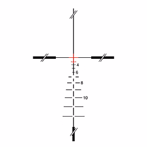 Trijicon ACOG, 3.5x35, Red LED Illuminated, 308 Crosshair Reticle, with TA51 Mount TA110-D-100501
