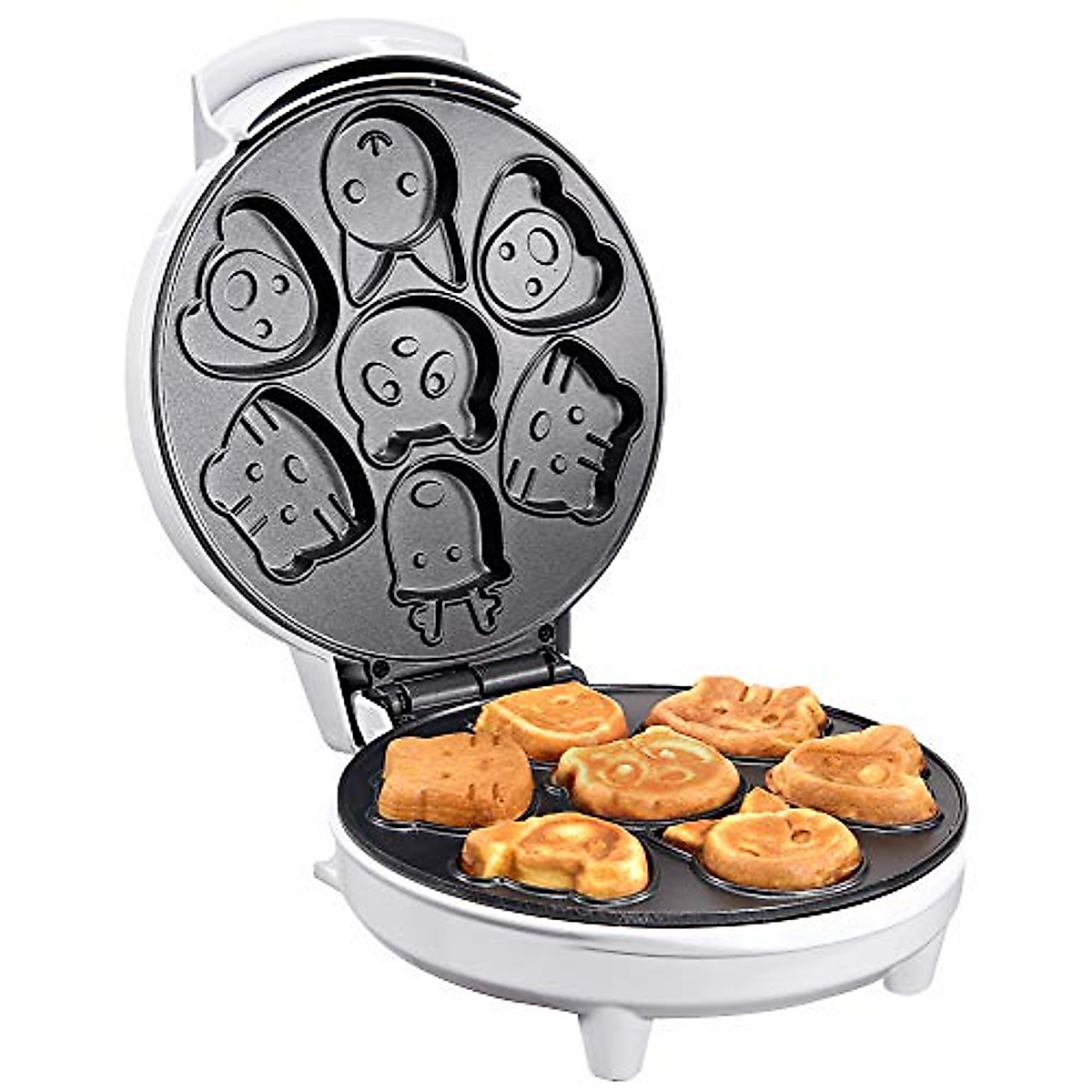 Animal Waffle Maker - Kids Waffle Maker and Mini Pancake Maker with 7 Fun Animal Face Waffle Maker Shapes - Easy to Use Non-Stick Electric Griddle Mini Waffle Maker by Tettonia
