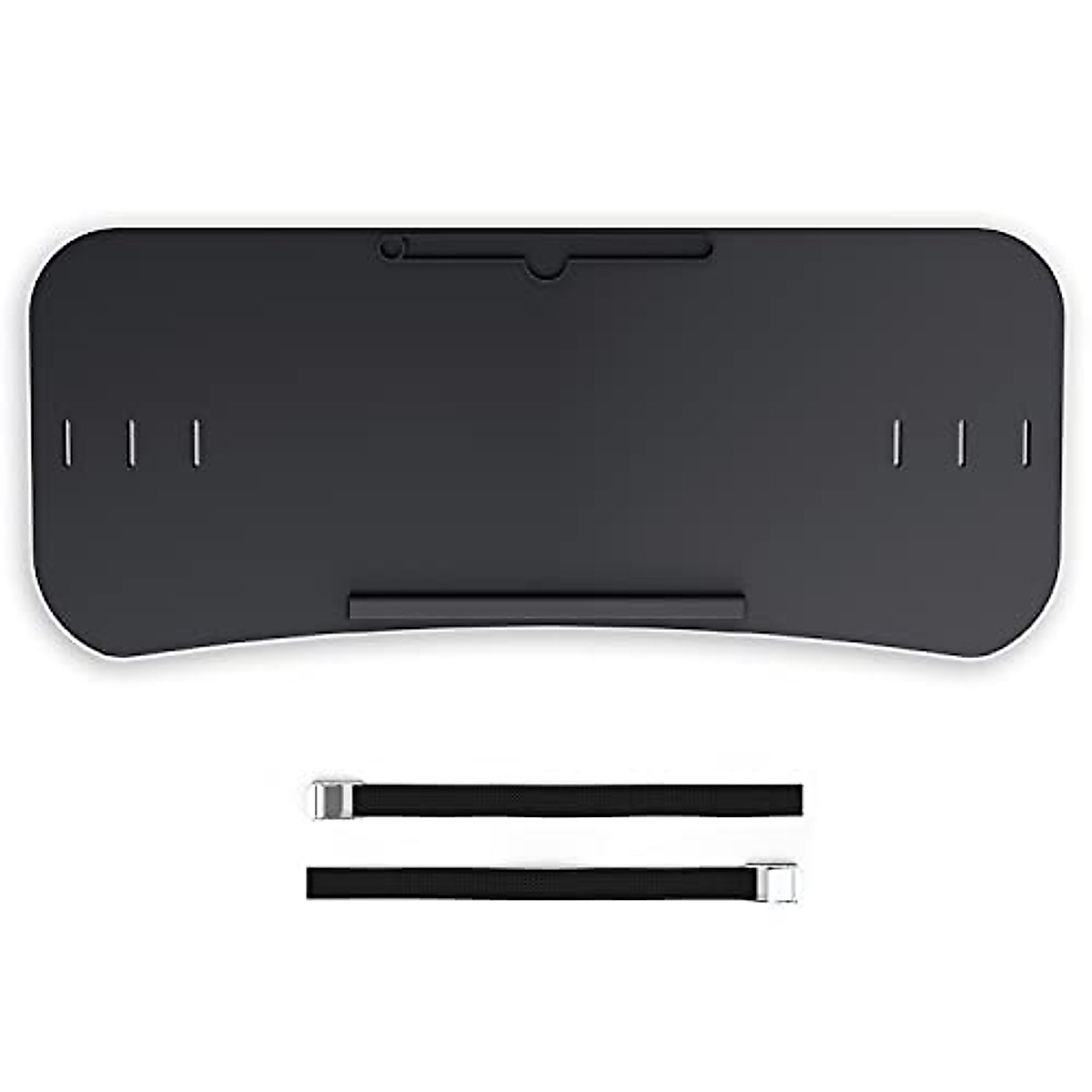 Miden Treadmill Desk Attachment, Upgraded Height Adjustable Treadmill Laptop Desk Workstation, Bamboo Ergonomic Treadmill Laptop Holder for Armrest up to 32.5 inch