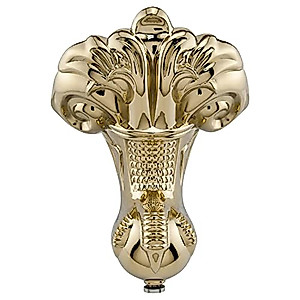 Signature Hardware 946174-63-T Rosalind 63" Acrylic Soaking Clawfoot Tub with Pre-Drilled Overflow Hole, Imperial Feet and Tap Deck