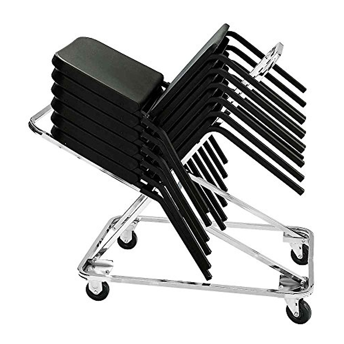 National Public Seating Chrome Plated Steel Dolly for 8200 Chair