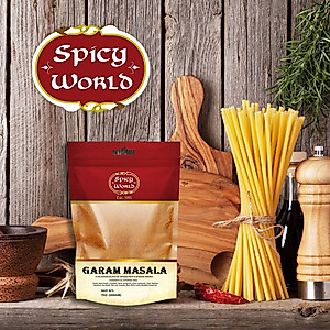 Spicy World Garam Masala Powder 7-Ounce (15 Premium Spice Blend) | Salt Free, Vegan | Indian Origin | Garam Masala Spice Powder