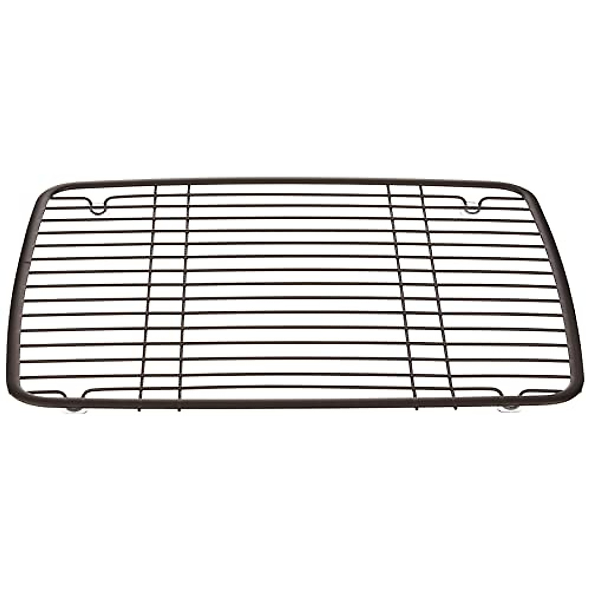 iDesign Axis Kitchen Sink Protector Grid, 10" x 13" x .6", Bronze