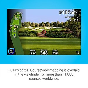 Garmin Approach Z82, Golf GPS Laser Range Finder, Accuracy Within 10” of The Flag, 2-D Course Overlays