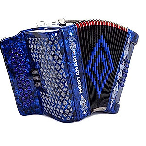 Montanari 3412 3S Accordion FBE Blue
