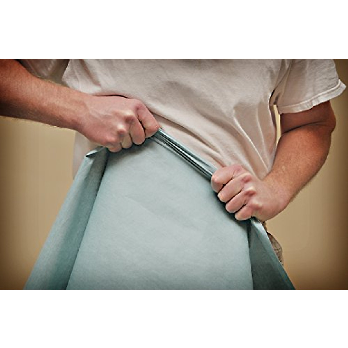 Trimaco 90099 One Tuff Dupont Sontara Professional Grade Drop, 0.011 In T, 4 W X 15 Ft L, Blue, Cloth, 4'x15 feet, 60 Sq