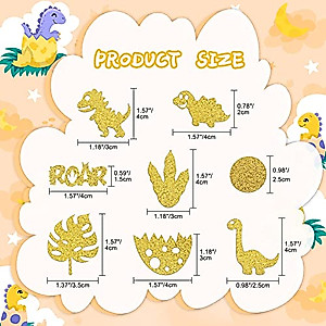 230 Pcs Dinosaur Confetti Dinosaur Table Decorations,Dinosaur Birthday Table Confetti Dinosaur Baby Shower Decorations,Cute Dinosaur Confetti Gold Confetti Dinosaur Baby Shower Supplies For Kids