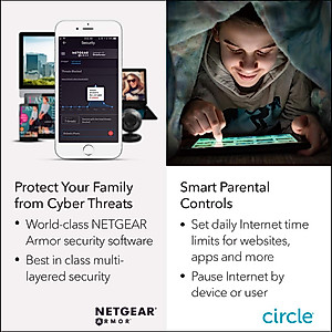 NETGEAR Orbi Tri-Band WiFi Router with 4G LTE Modem Built-in (LBR20) for Primary or Backup Internet | Supports AT&T and T-Mobile | Coverage up to 2,000 sq. ft. | AC2200 WiFi (LBR20-100NAS) (Renewed)