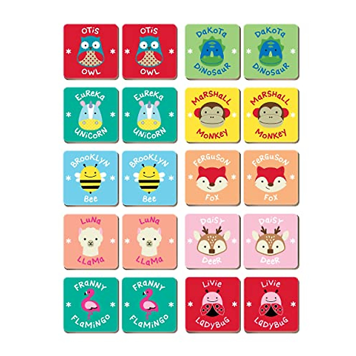 Skip Hop Toddler Memory Game, Zoo Crew