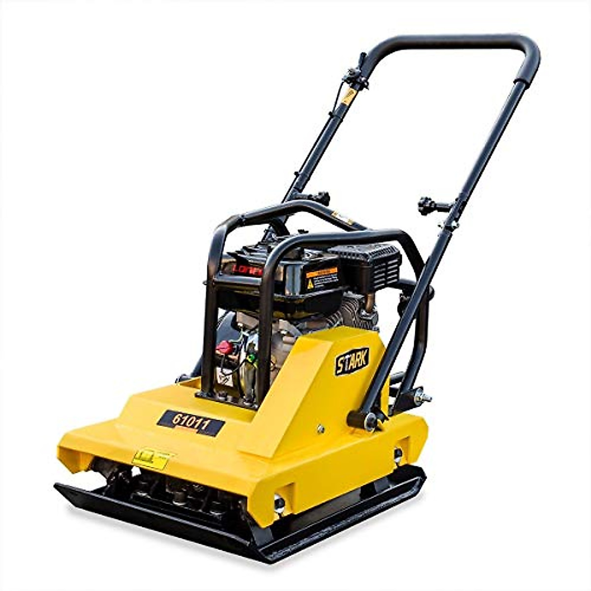 Stark USA 196cc Reversible Handle Plate Compactor Gas 6.5HP 4,040lbs Force 24" x 18" Plate Size Concrete Push/Pull Handle Tamper Machine Paver