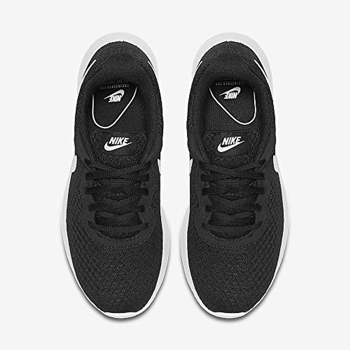 Nike Women's WMNS Tanjun Running Shoes, Black/White, 8