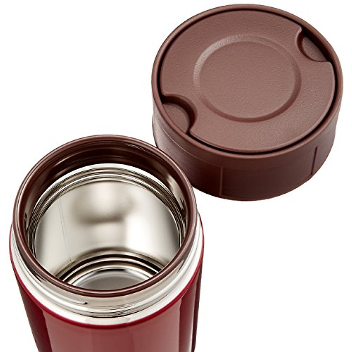 象印マホービン(ZOJIRUSHI) SW-HC Insulated Lunch Jar, 450ml, clear red