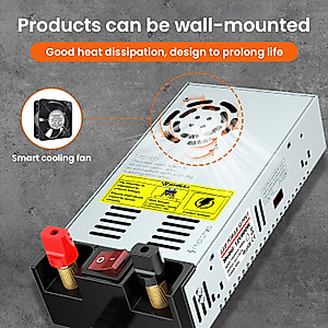 Denfix SMPS 110V AC to 12V DC Converter Power Supply Adapter Switch Transformer Max 50A 600W (with Switch)