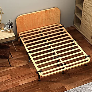 Likapop 4Pcs Adjustable Bed Frame Support Legs, Bed Frame Slats Heavy Duty Center Support Leg, Suitable for King Bed Reinforcement Kit, Sofa, Table, Furniture Legs Replacement Parts (6.1"-8.7")