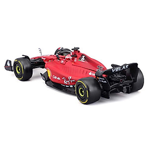 Bburago - 1/43 Scale Model Compatible with Ferrari Replica Miniature Model Compatible with Scuderia Replica Miniature F1-75 # 16 Compatible with Charles Leclerc Replica Miniature Model 2022 Racing
