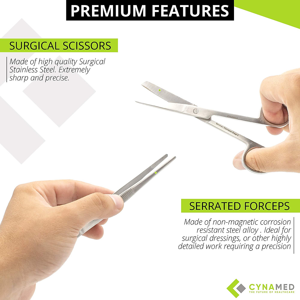 20Pcs Advanced Dissection Kit for Medical Biology & Veterinary Students- Anatomy Lab Botany Animal Frog Dissecting Kit. Stainless Steel Scalpel Knife Handle Blades - Premium Tools