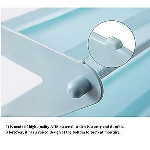 CARURLIFF 2 Packs Assemblable Small Shoe Racks Can Hold 8-12 Pairs Kids Shoe Rack Organizer for Entryway, Closet, Children's Bedroom (Blue & Pink - 4 Tier)