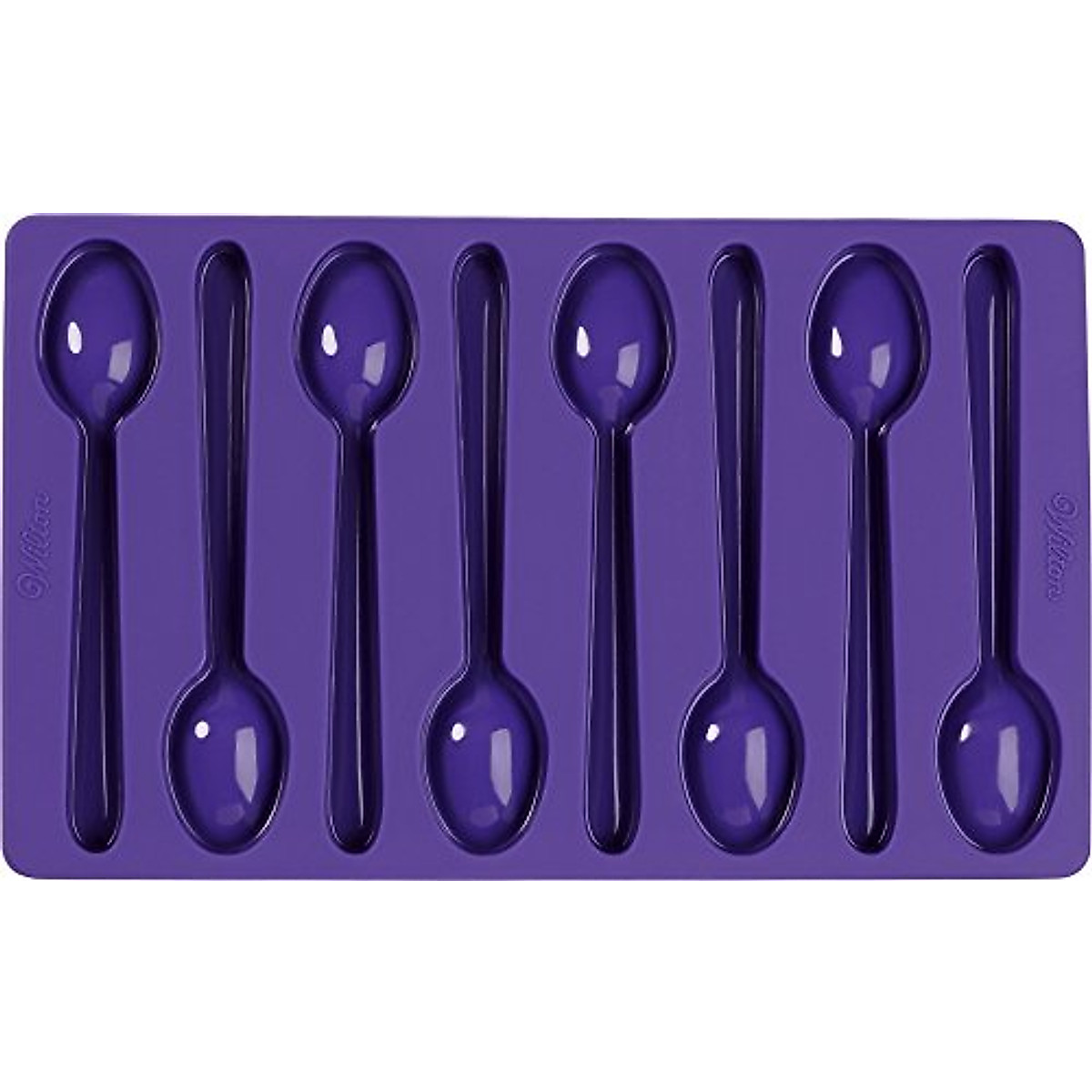 Wilton Spoon-Shaped Silicone Candy Mold, Purple