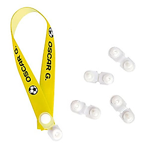 Clothes Hanger for Kids. Custom Ribbon for Hanging Jackets and School Clothes. 6 uds. (Pink)