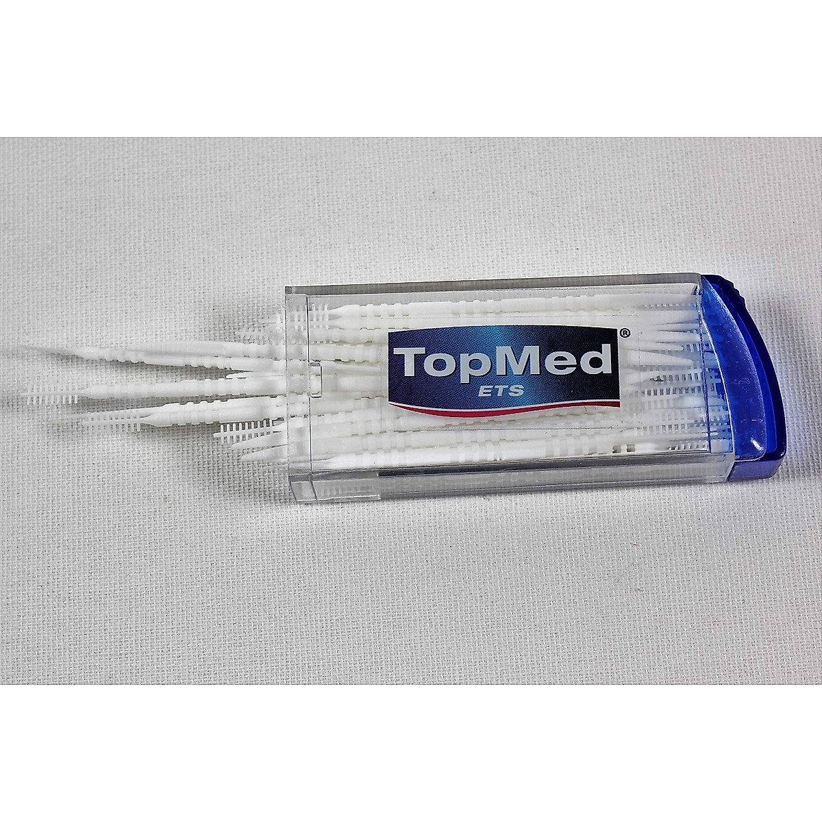 TOPMED ETS Oral Care Dental Brush Teeth Pick Plastic Teeth Floss Toothpick with a Mirror 200 Count (4 Box X 50 Units) Color May Vary