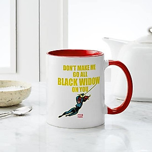 CafePress Black Widow Mother's Day Mug Ceramic Coffee Mug, Tea Cup 11 oz