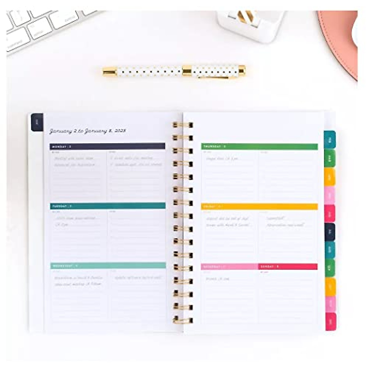 At-A-Glance Emily Ley 2023 Simplified Planner Weekly/Monthly 8.5" x 5.375", Floral