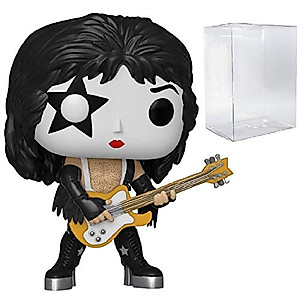 POP Rocks: KISS - Starchild (Paul Stanley) Funko Vinyl Figure (Bundled with Compatible Box Protector Case), Multicolored, 3.75 inches