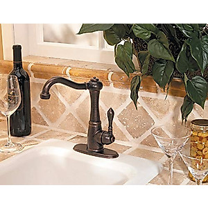 Pfister GT72M1YY Marielle 1-Handle Bar/Prep Kitchen Faucet, Tuscan Bronze