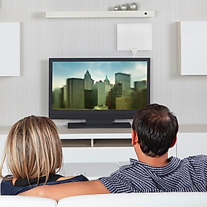 Mohu Leaf 30 Indoor TV Antenna, 40 Mile-Range, UHF/VHF Multi-directional, Original Paper-Thin, 10 ft. Detachable Coaxial Cable, Reversible, Paintable, 4K-Ready HDTV, MH-110583