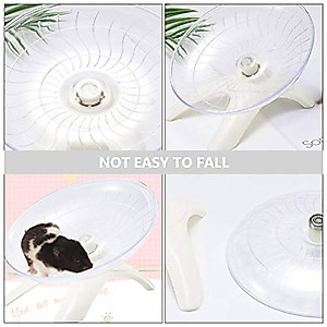 POPETPOP Hamster Pet Flying Saucer Exercise Wheel Toy Spinner for Gerbil Rat Chinchillas Guinea Pig Squirrel Small Animal