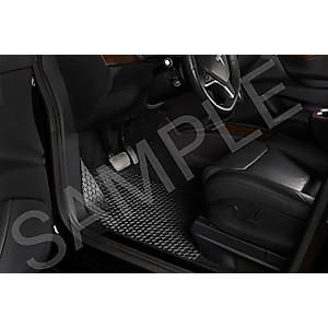 TOUGHPRO Floor Mats Accessories Set (Front Row + 2nd Row) for Dodge Journey All Weather Heavy Duty Black Rubber 2009 2010 2011 2012 2013 2014 2015 2016 2017 2018 2019 2020