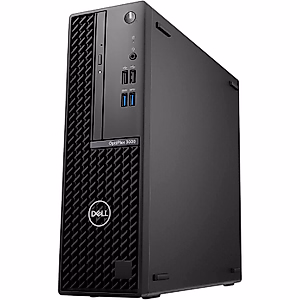 Dell OptiPlex 3000 SFF Small Form Factor Desktop Computer - 12th Gen Intel Core i3-12100 4-Core up to 4.3 GHz CPU, 16GB RAM, 1TB NVMe SSD + 6TB HDD, Intel UHD Graphics 730, DVD-RW, Windows 11 Pro