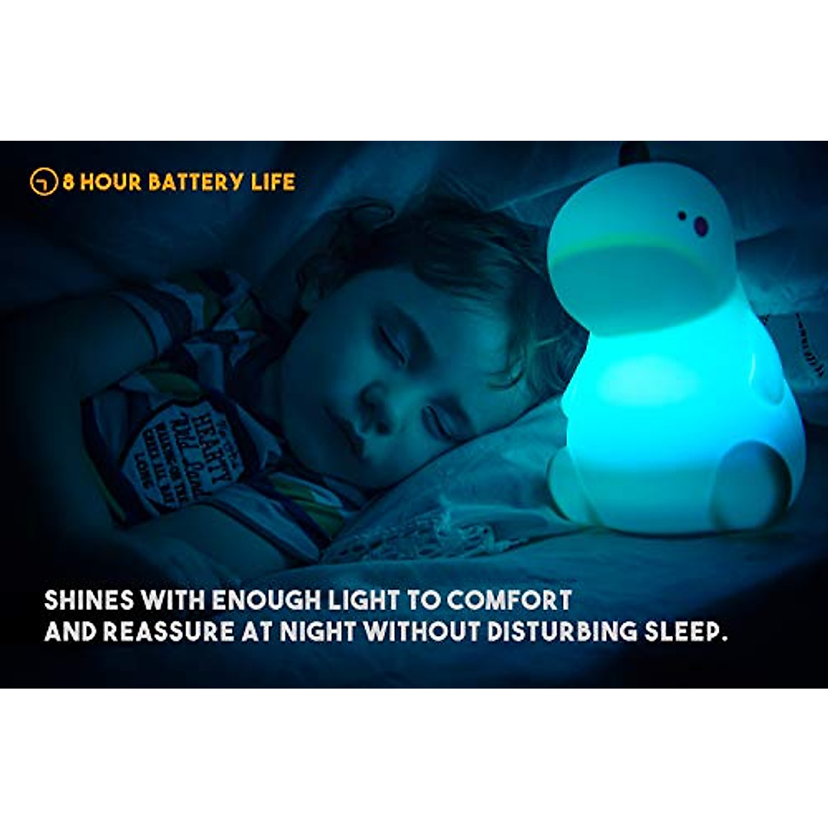 REXY Dinosaur Night Light for Boys & Girls - Dinosaur Room Decor for Boys Night Light Baby Night Light Kids Toddler Boy Toys Dinosaur Toys for Kids 3 5 - Kids Room Decor (Usb rechargable)