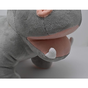 Mother and Baby Hippo Plush Toy Set | Super Soft Hippo Stuffed Animals | Cute Plushies for Kids' Bedroom | 17-In Safari Stuffed Animals for Girls & Boys | Hippo Stuffed Animal Toys by Exceptional Home