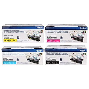 Brother HL-L8260CDW (TN-433) High Yield Toner Cartridge Set