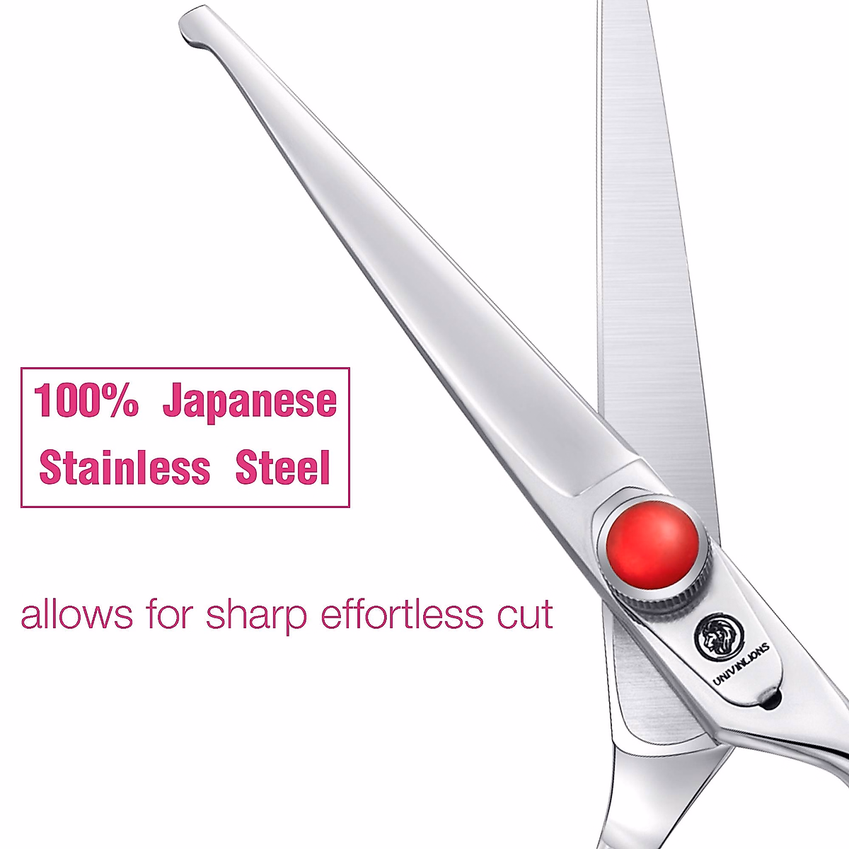 6" Kids Hair Cutting Scissors Safety Rounded Tips Kids Haircut Scissors Hair Cutting Shears for Children Baby Toddler Girls Boys Men Women Japanese Stainless Steel Silver Christmas Gift Univinlions
